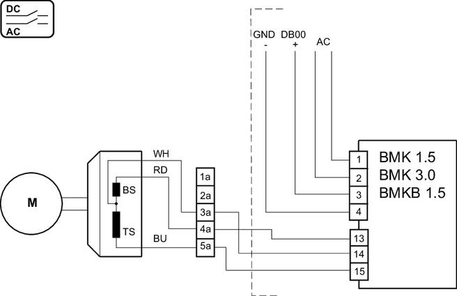 Brake control connection